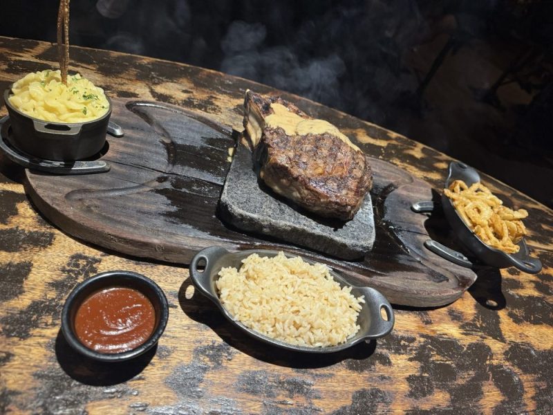 Best Steakhouse in Boise - Barbacoa Grill Hot Rock Steaks Tableside